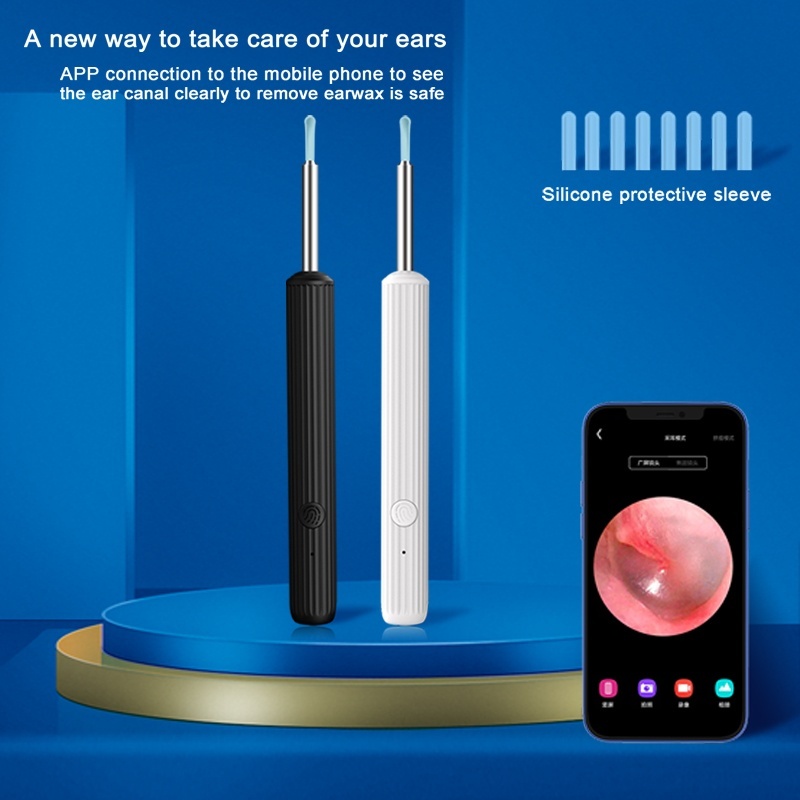 Wireless Ear Cleaner with 1080P Camera Ear Wax Cleaner Set Ear Care ...