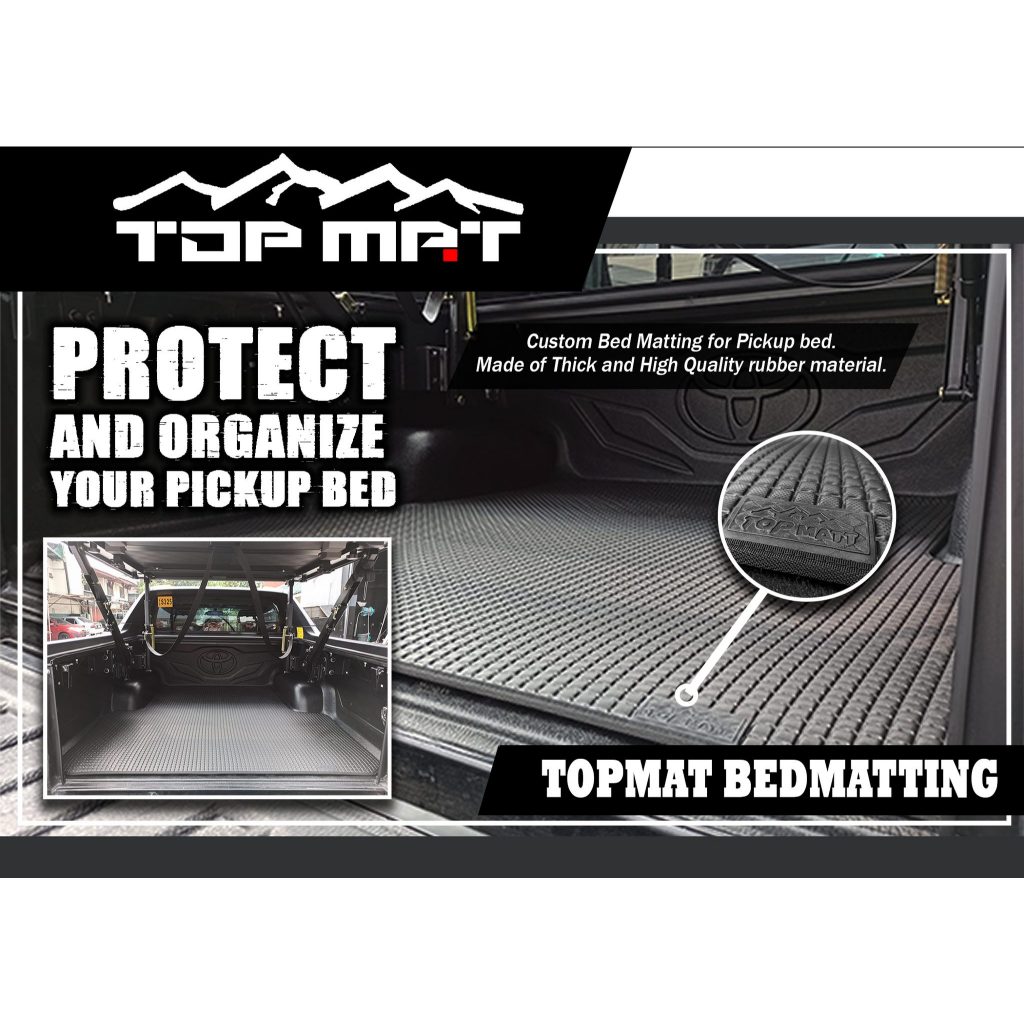 PREMIUM TOPMAT RUBBERMAT Custom Fit Rubber Matting for your pickup bed ...
