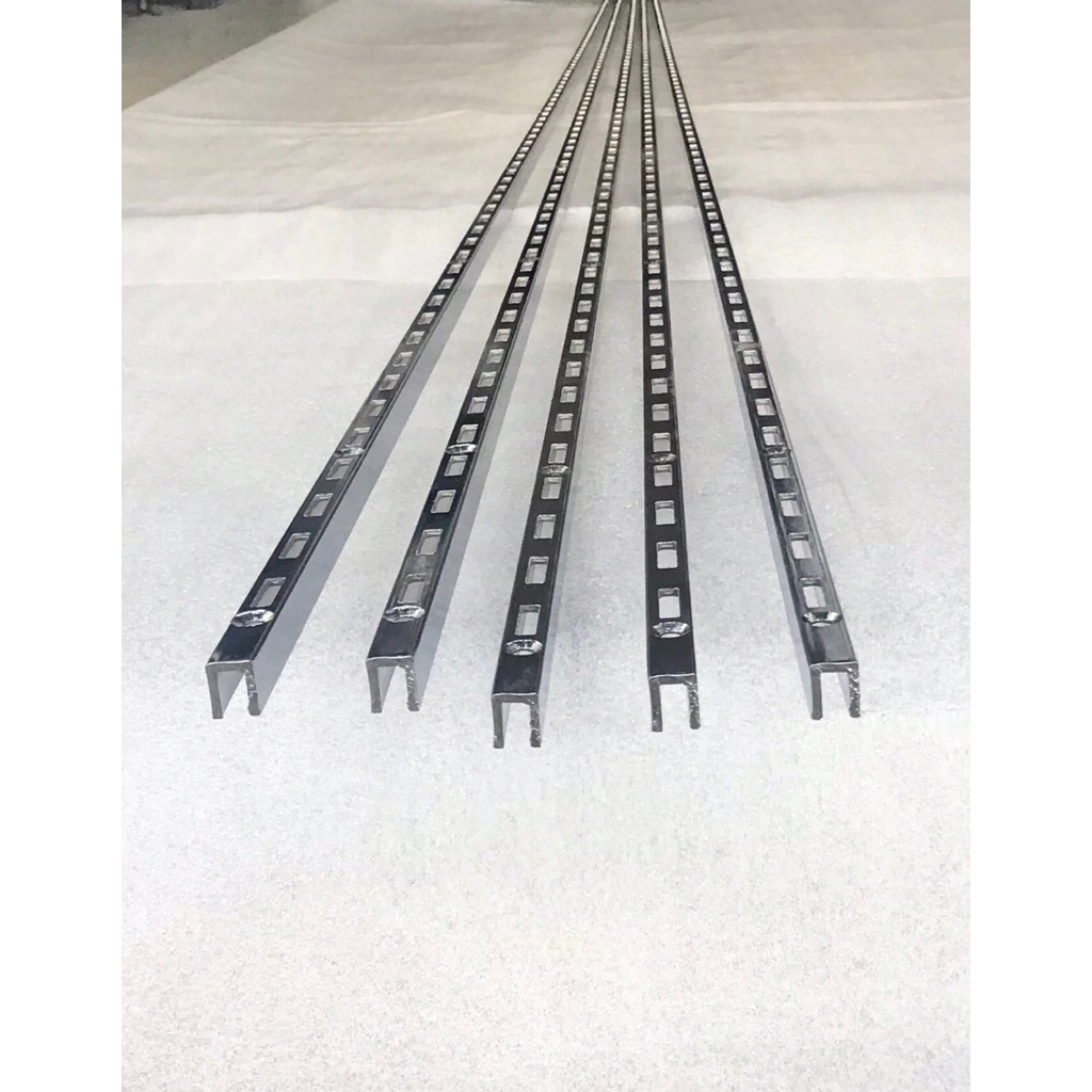 2pcs Slotted Post - flat 1.8m for Wall (Single Slot) | Shopee Philippines