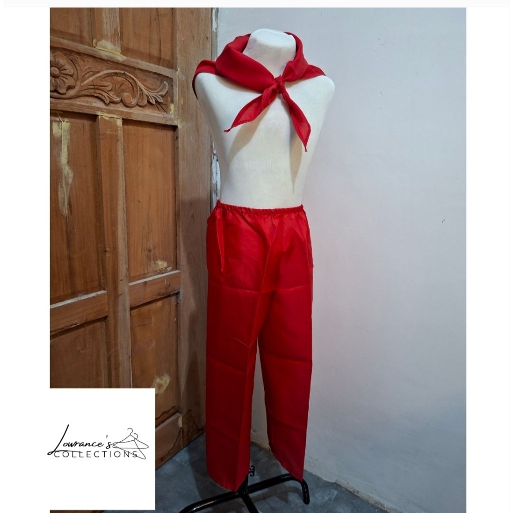 Buwan ng wika costume Katipunero Costume for kids Pajama red and panyo ...