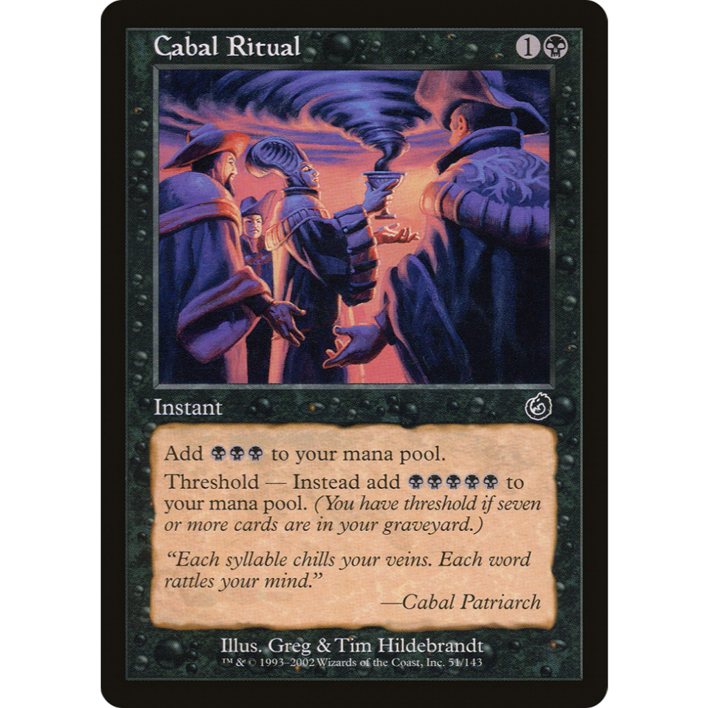 Cabal Ritual TOR Quality MTG Proxy | Shopee Philippines