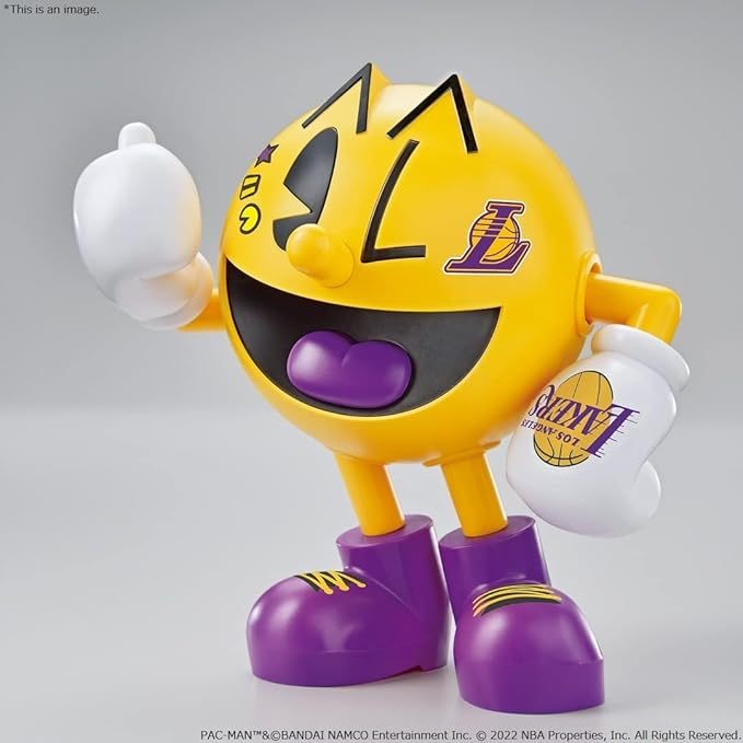Pac-Man Los Angeles Lakers NBA Entry Grade Plastic Model Kit | Shopee ...
