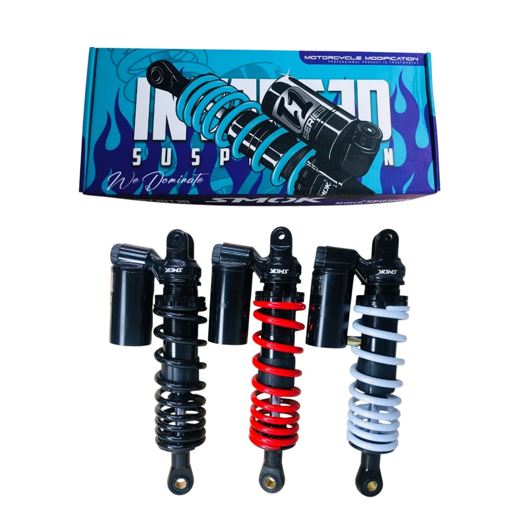 SMOK MOTORCYCLE REAR SHOCK ABSORBER/SUSPENSION ADJUSTABLE MIO CLICK ...
