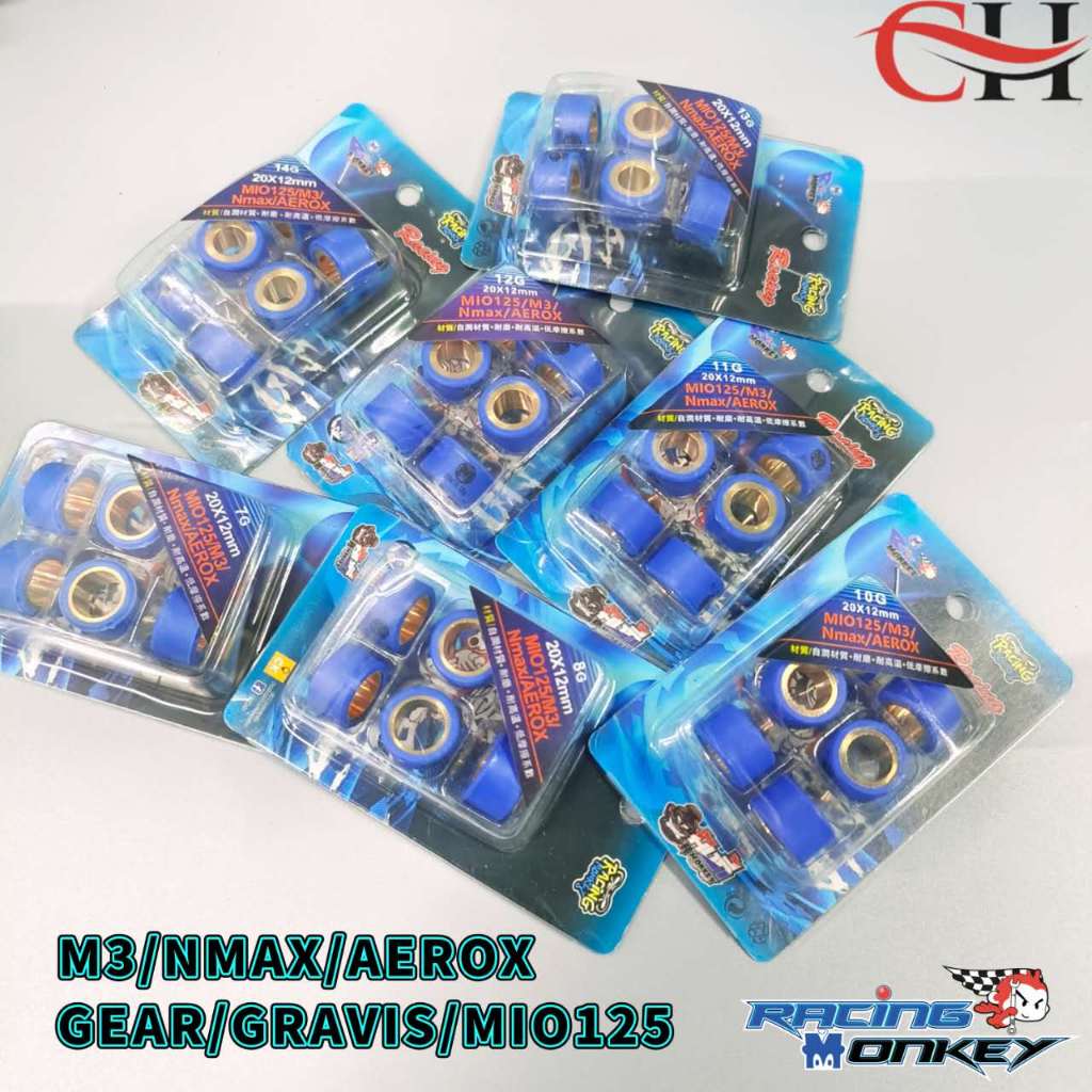 RACING MONKEY FLYBALL 7G 8G 9G 10G 11G 12G 13G 14G M3 MIO125 NMAX AEROX ...