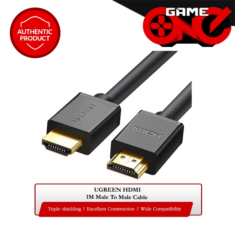 Ugreen HDMI 1M Male To Male Cable (HD104/10106) | Shopee Philippines