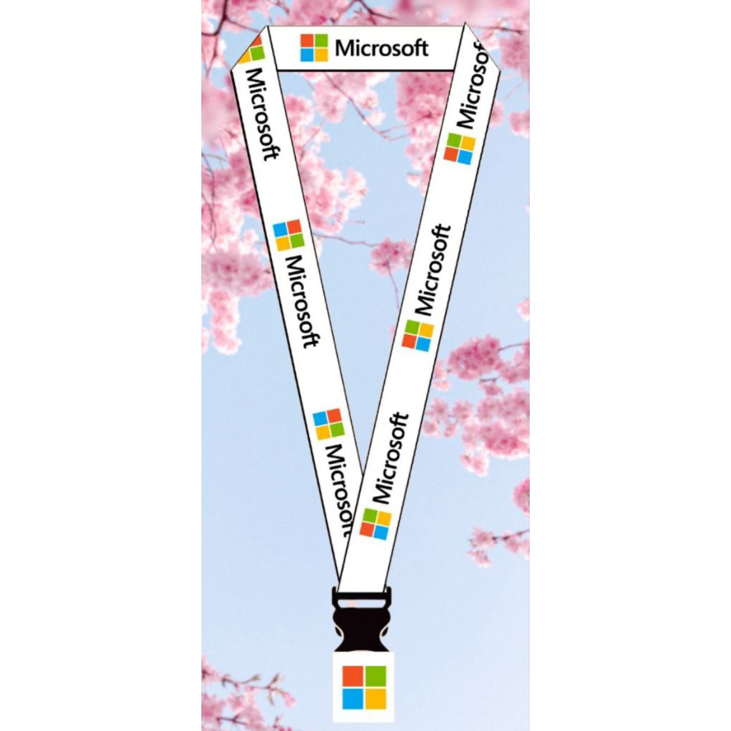 MICROSOFT ID LACE LANYARD/3 COLORS | Shopee Philippines