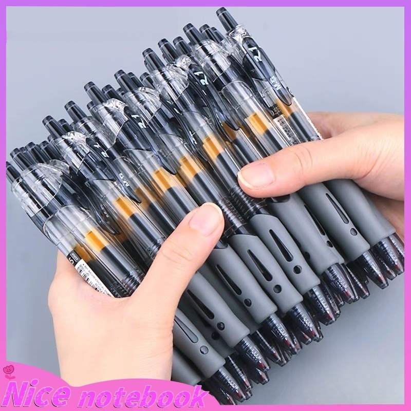 Gel Pen 0.5mm Press Sign Pens Student Writing Stationery Ballpen School ...