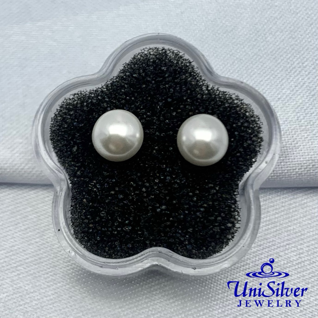 Unisilver 925 Sterling Silver Pearl Earring - Lady's Accessories (ES207 ...