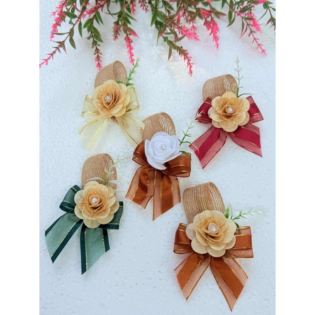 Rustic chest corsage/boutonniere for wedding, graduation or any events ...