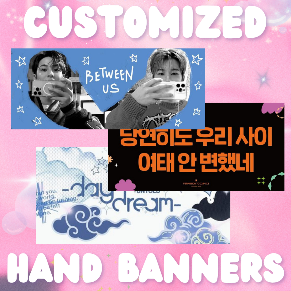 Customized Hand Banners (4 x 11.5 inches) | Shopee Philippines