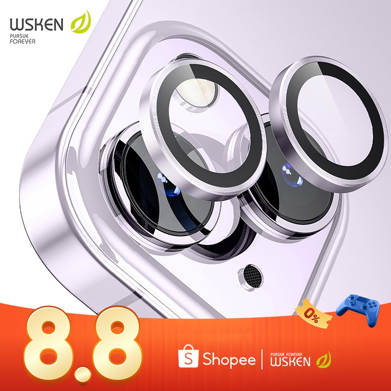 WSKEN HD Camera Lens Protector for iPhone 14/13/12/11/mini/ Tempered ...