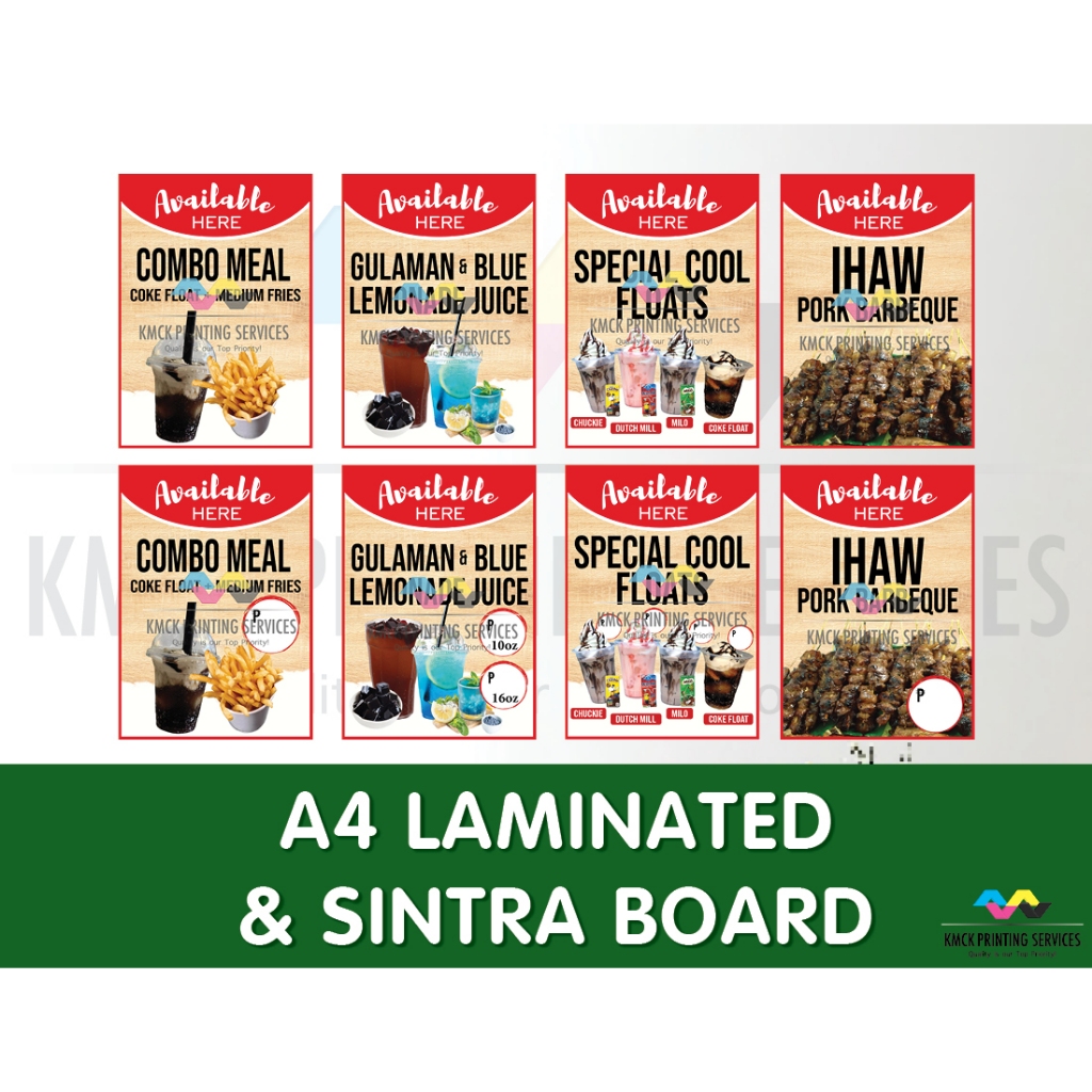 Available Here COKE FLOAT FRIES, GULAMAN & LEMONADE, DUTCH MILL, MILO ...
