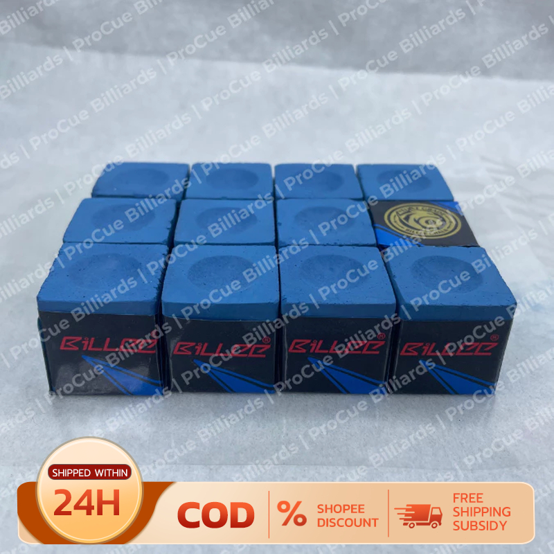 Master Billiard Chalk Blue Tisa - 1 Dozen (12pcs) | Shopee Philippines