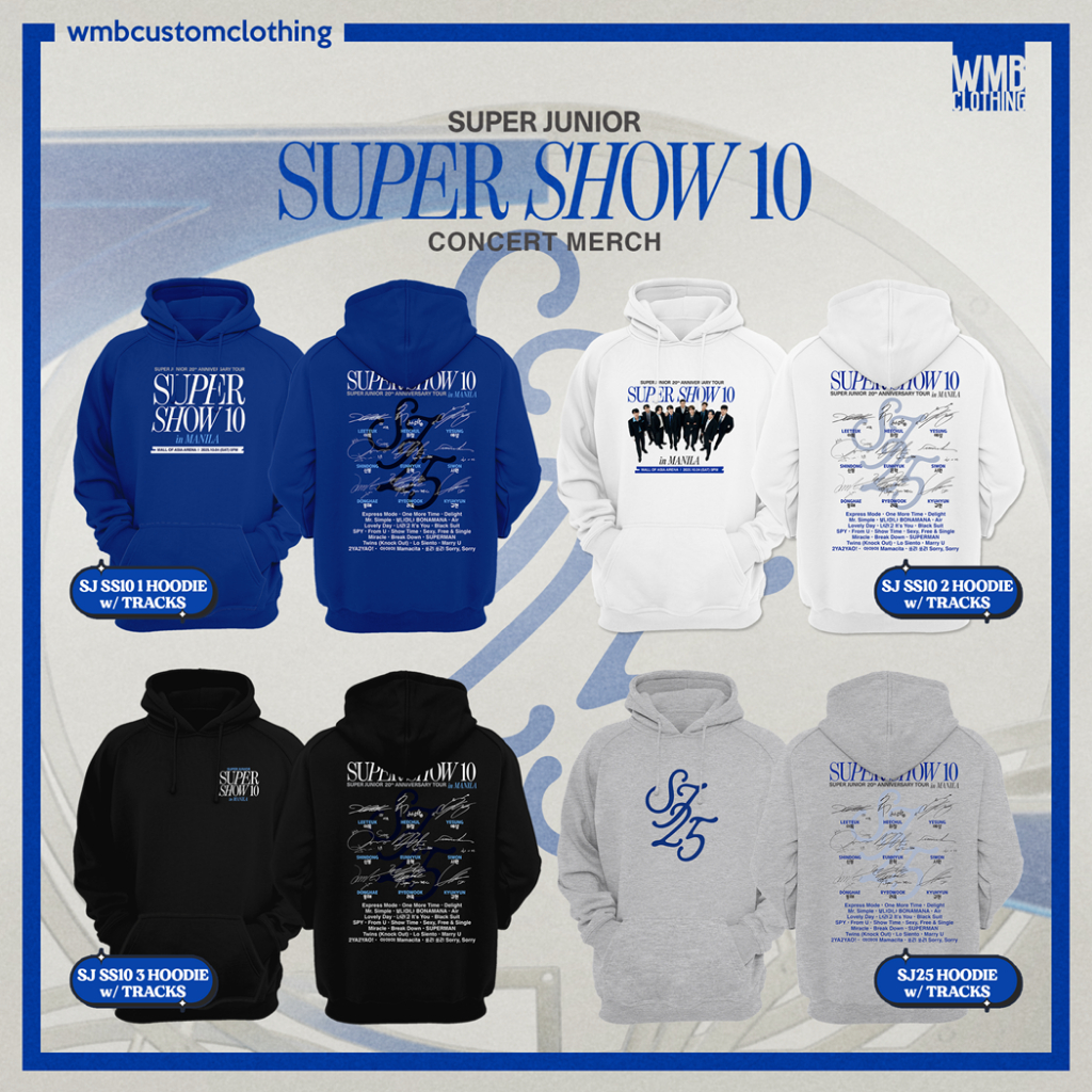Super Junior Super Show 10 Concert Hoodie by WMB Clothing | Shopee Philippines