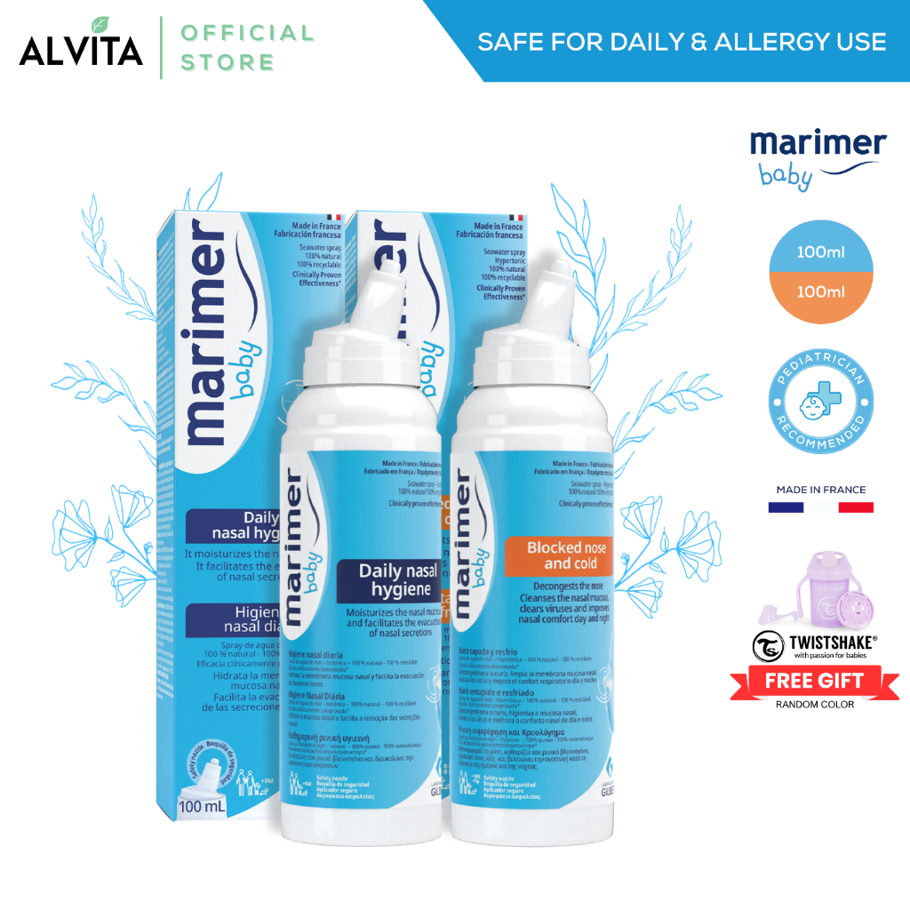 Marimer Baby Duo Nasal Spray – Isotonic (Daily & Allergy Use ...