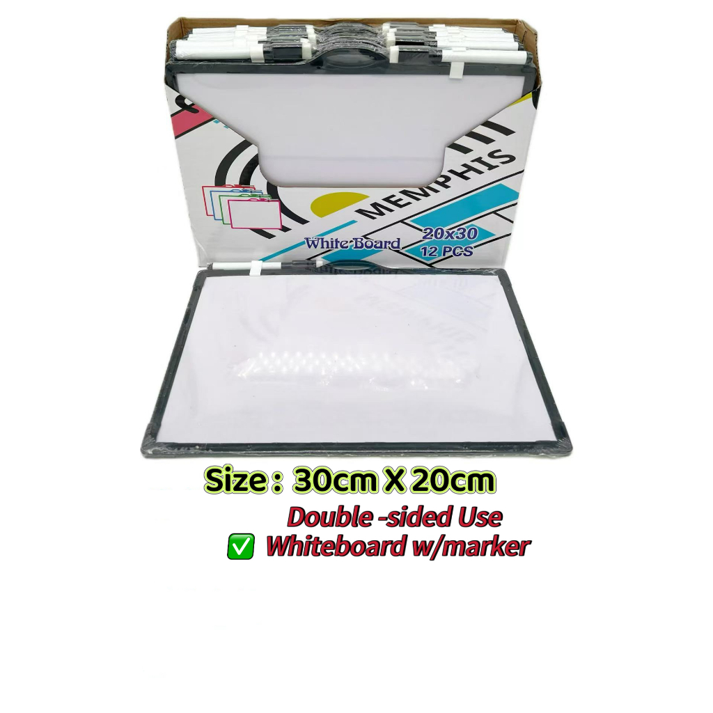 ZH553 Double Sided Usable Small Whiteboard with 1 Maker Student Office ...