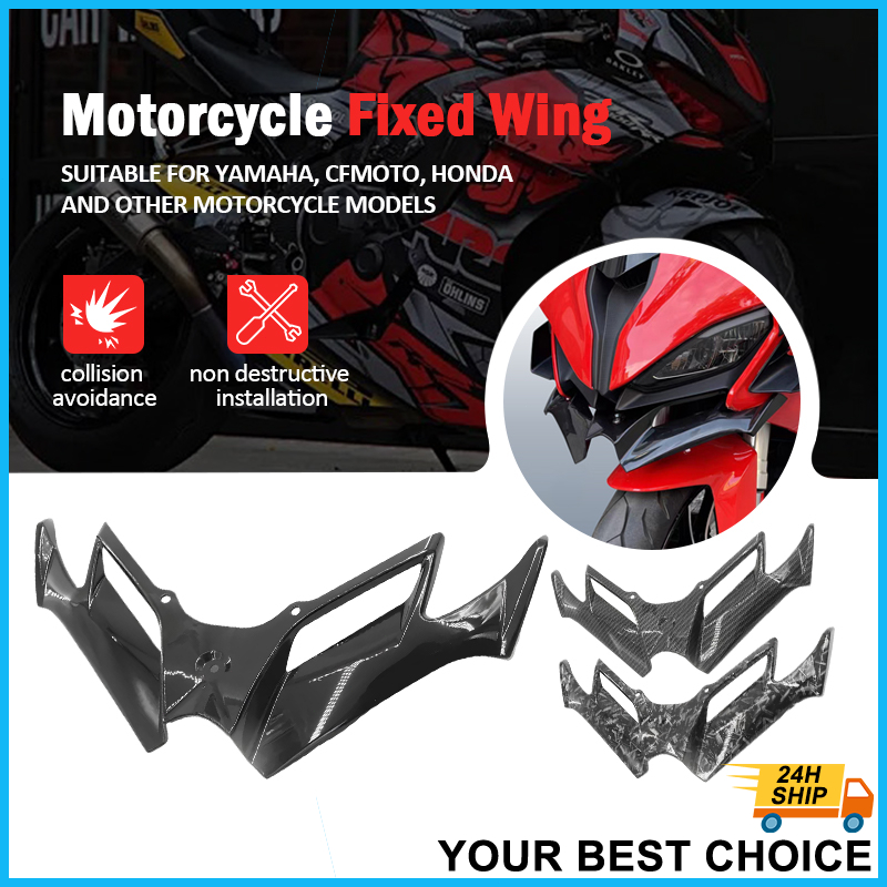 Motorcycle Winglet Aerodynamic Kit For Honda Click 125i 150 160 V1 V2 ...