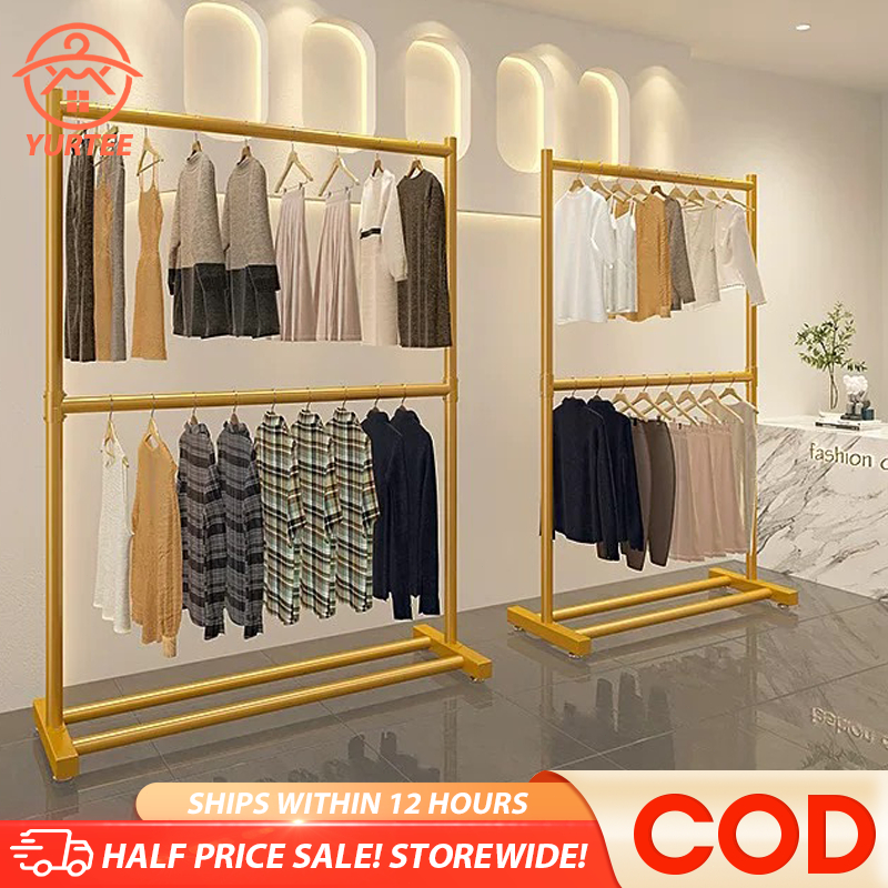 2 Layer Clothes Rack Clothing Rack Sampayan Stainless Drying Rack ...