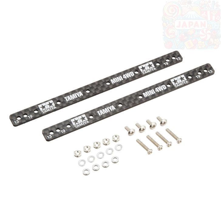 Tamiya Grade-Up Parts No.497 HG Carbon Multi Reinforcing Plate for 13mm ...