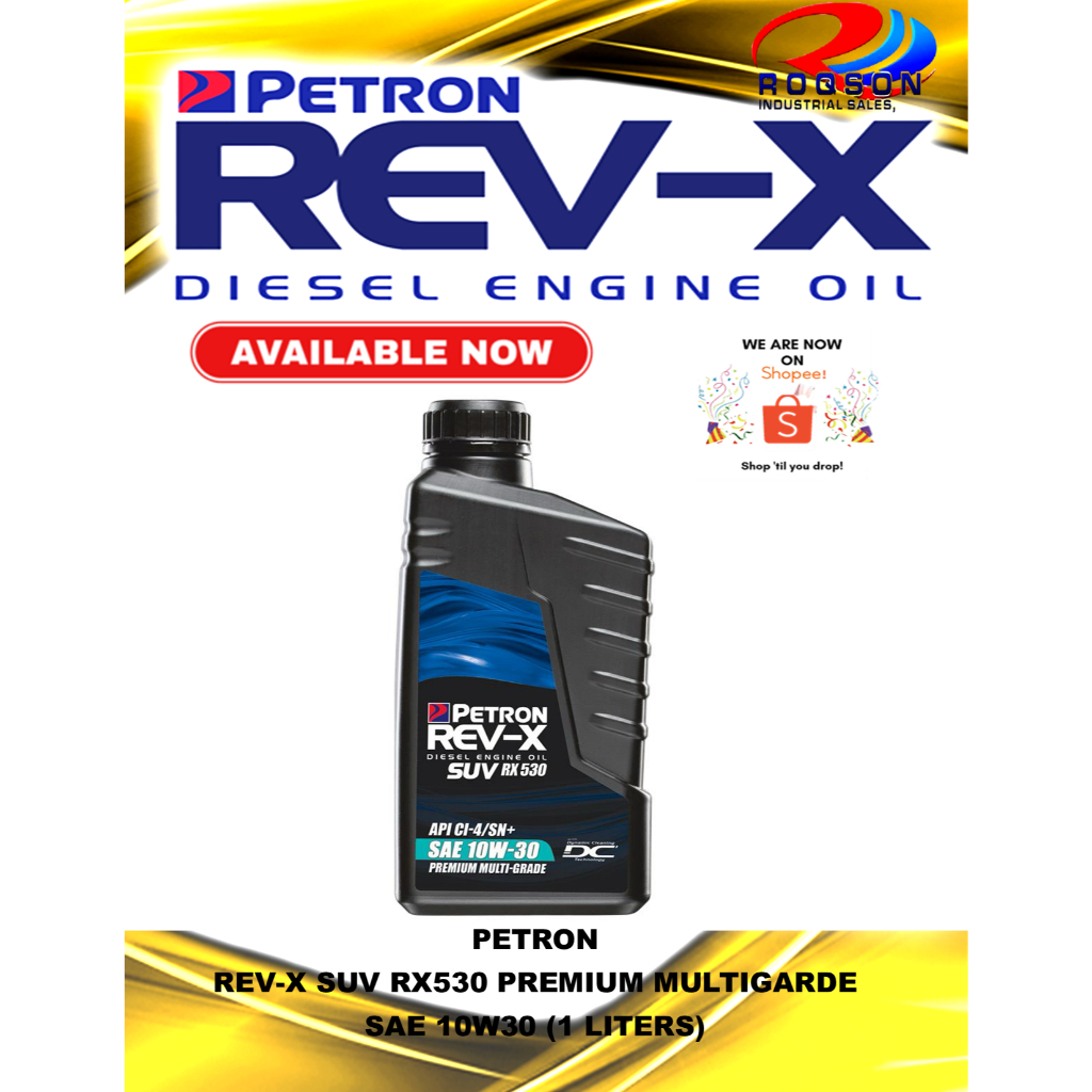 PETRON REV-X SUV RX530 SAE 10W30 (1 LITER) | Shopee Philippines