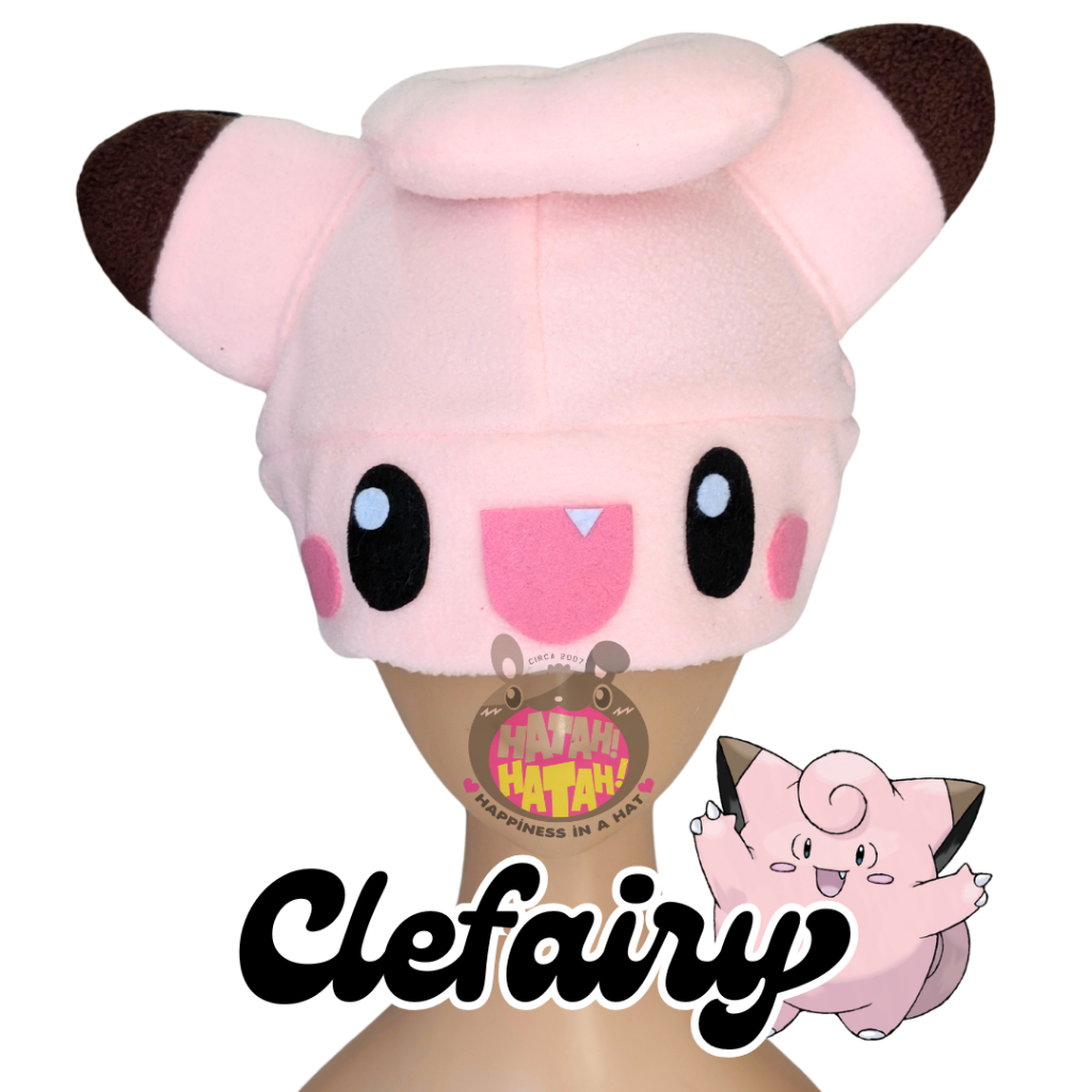 [Hatah Hatah] Clefairy Pokemon Hat Handmade | Shopee Philippines