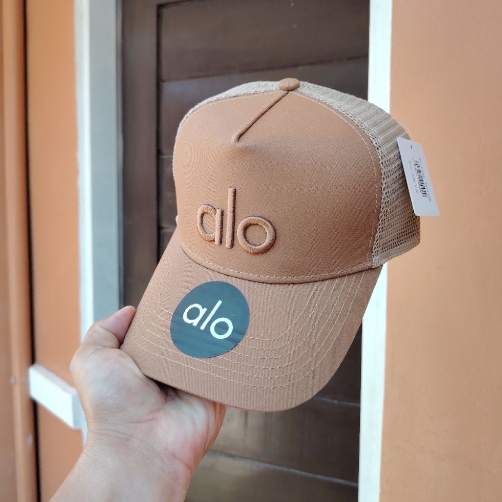 Alo trucker caps Uni-sex for Men and Women A-frame Snap., | Shopee ...