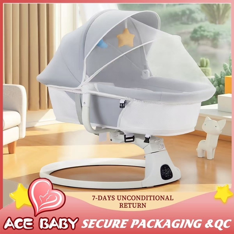2in1 Baby Electric Rocking Chair With Bed Bluetooth Remote Control Baby ...