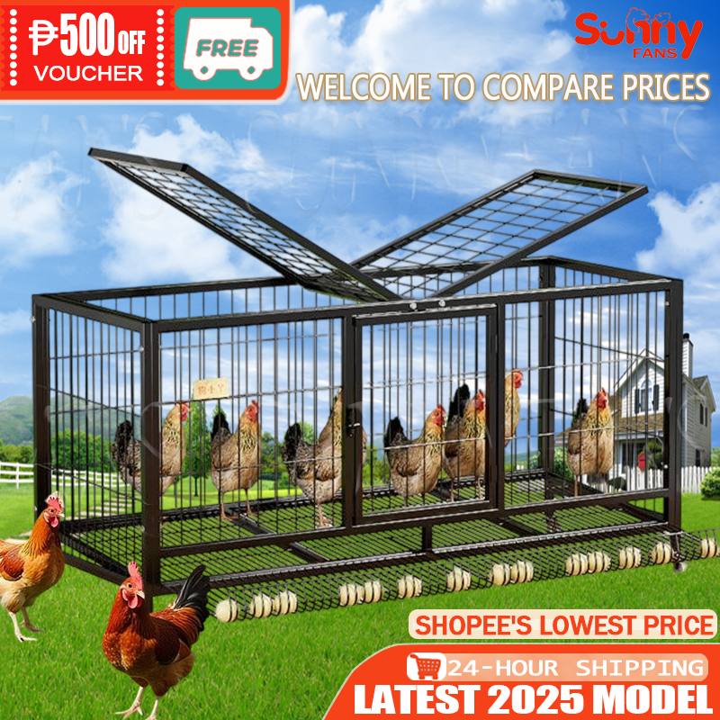 Heavy Duty Chicken Cage Large Chicken Coop Cage for Home Use Automatic ...