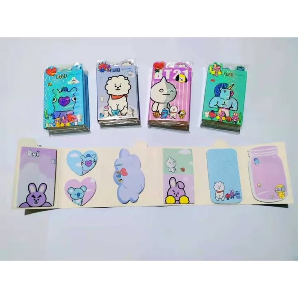 1pc Random BT21 Design Sticky Notes | Shopee Philippines