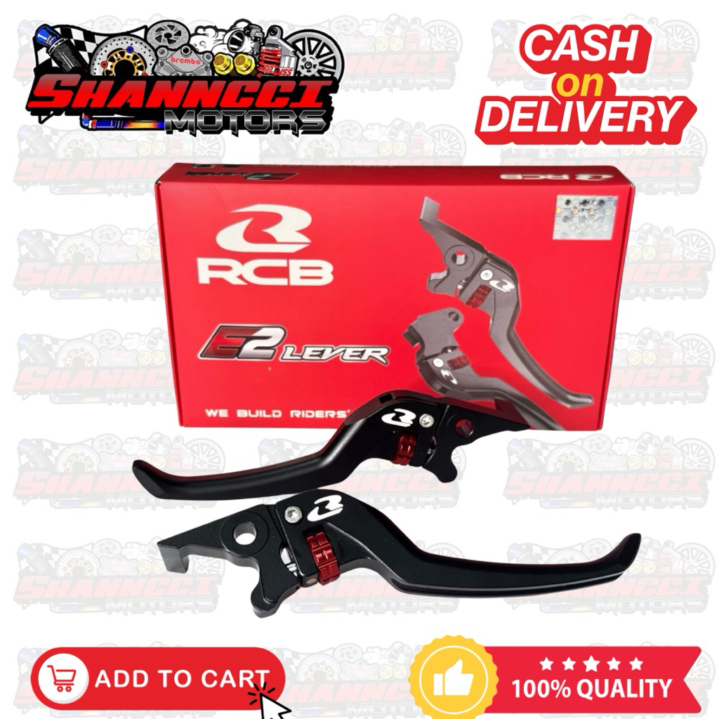 RCB RACING BOY E2 BREAK LEVER FOR NMAX / CLICK / SNIPER / BEAT FI ...