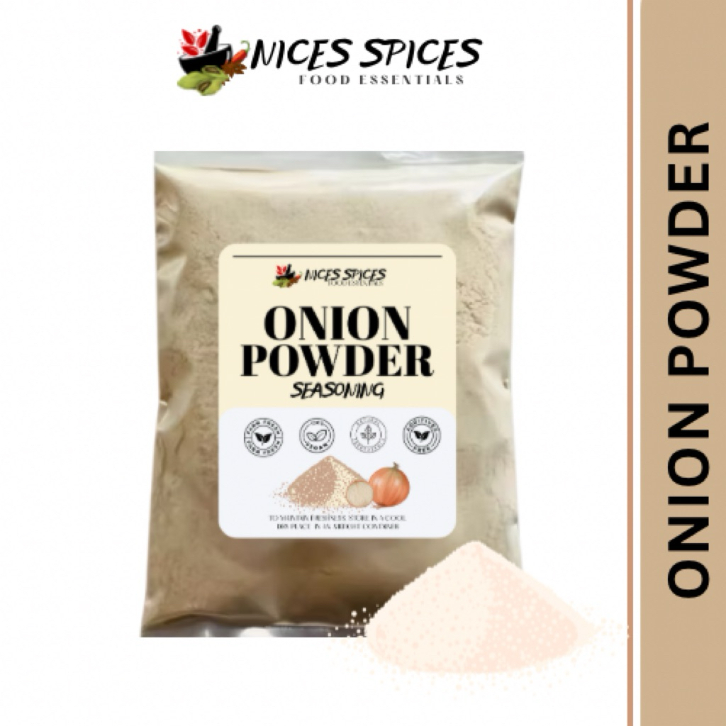 NICES_SPICES | ONION POWDER | 500GRAM/1KILOGRAM | BEST BEFORE 2027 ...