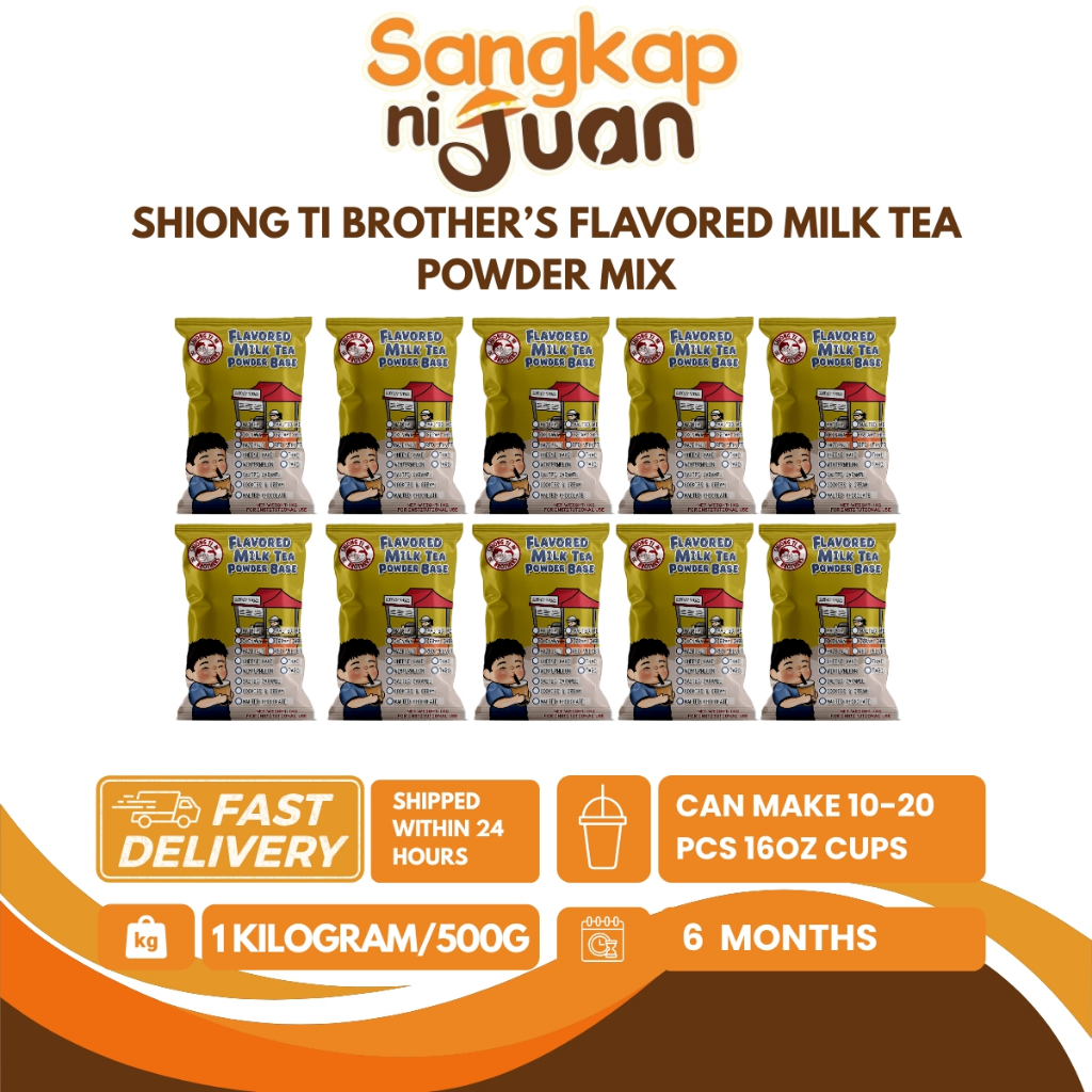 Shiong Ti Brother's Premium Flavored Milk Tea Powder Mix 1 Kilogram ...