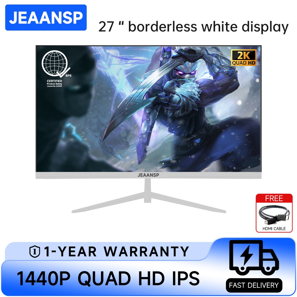 JEAANSP Computer Monitor 22 24 25 27 inch 100HZ Gaming PC Monitor IPS ...