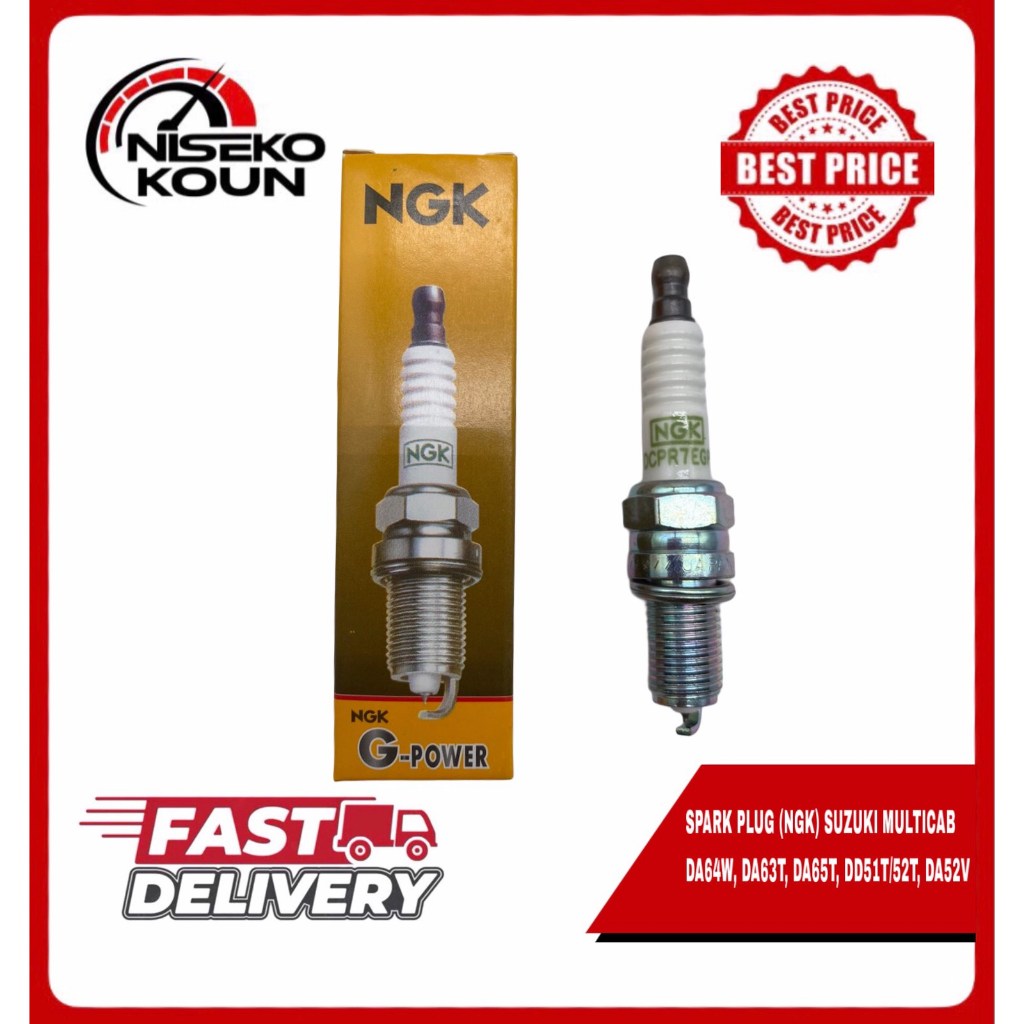 SPARK PLUG PLATINUM (NGK) JAPAN DCPR7E-GP SUZUKI MULTICAB DA64W, DA63T ...