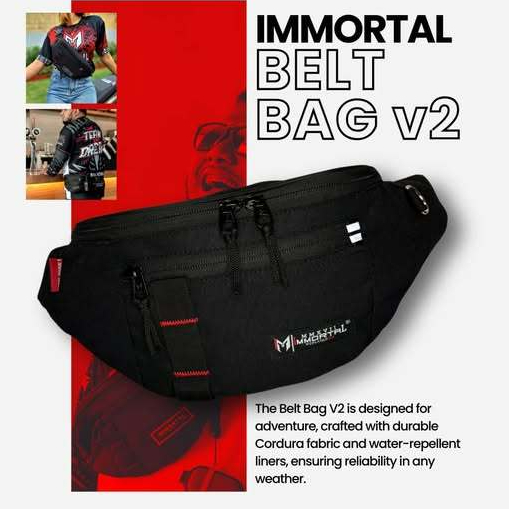 Beltbag V2 waist bag Riding travel bag IMMORTAL [ UNISEX ] | Shopee ...