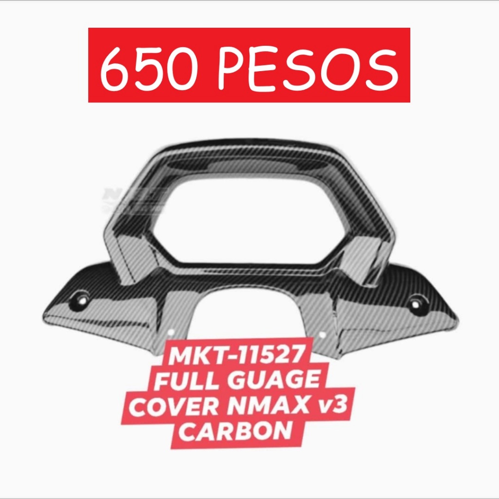NMAX TURBO V3 FULL GAUGE COVER CARBON FIBER | Shopee Philippines