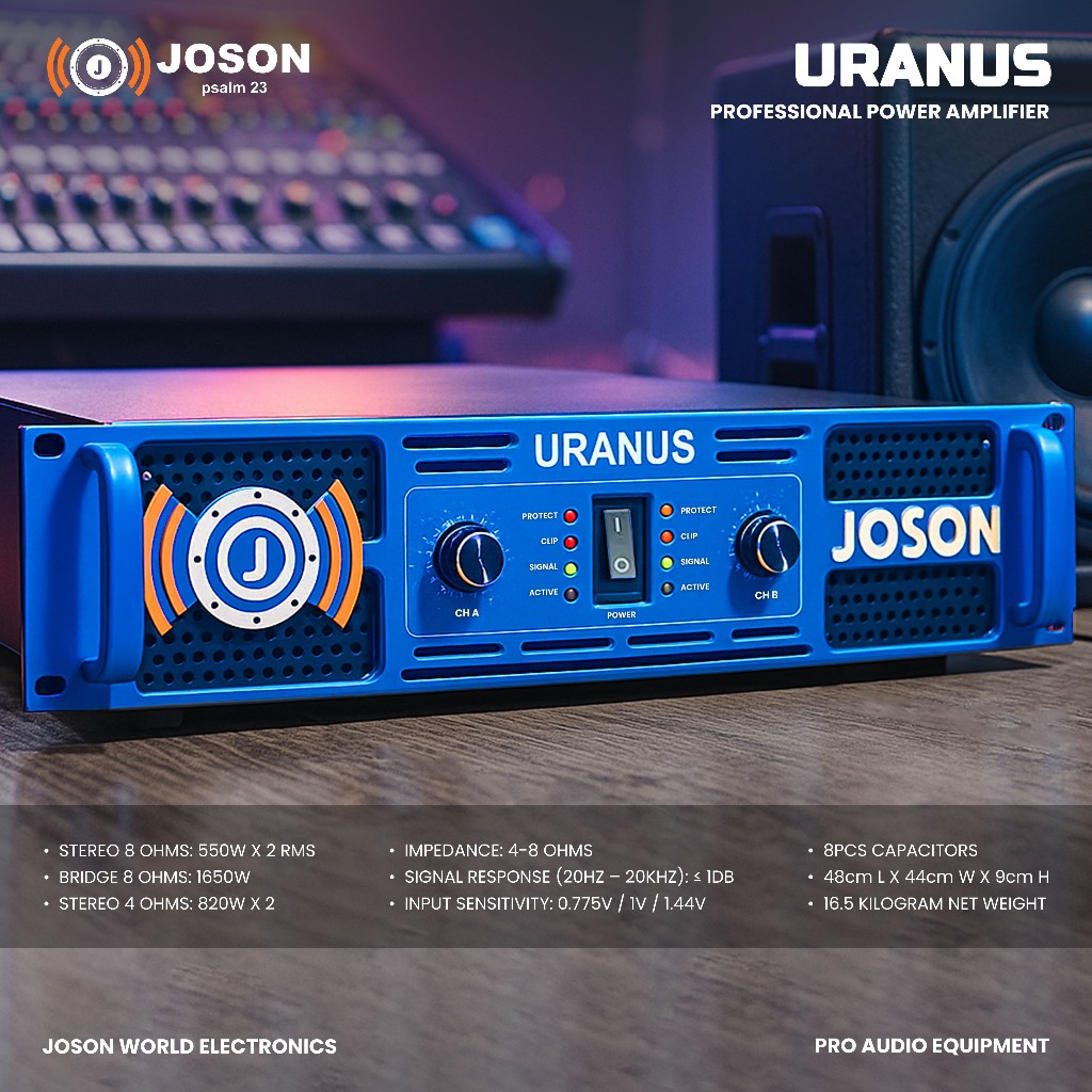 Joson URANUS Professional Power Amplifier | Shopee Philippines