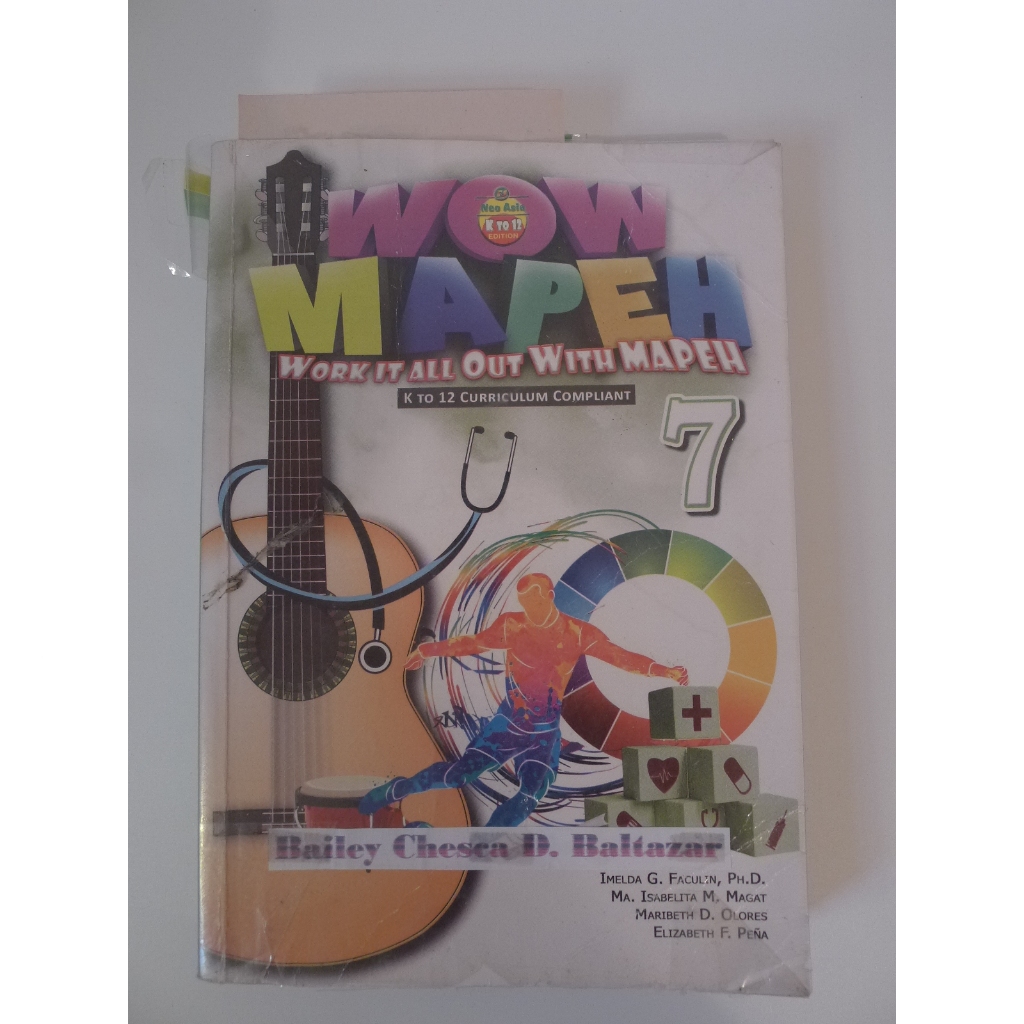 USED textbook - WOW MAPEH 7 Work it all Out With MAPEH grade 7 by ...
