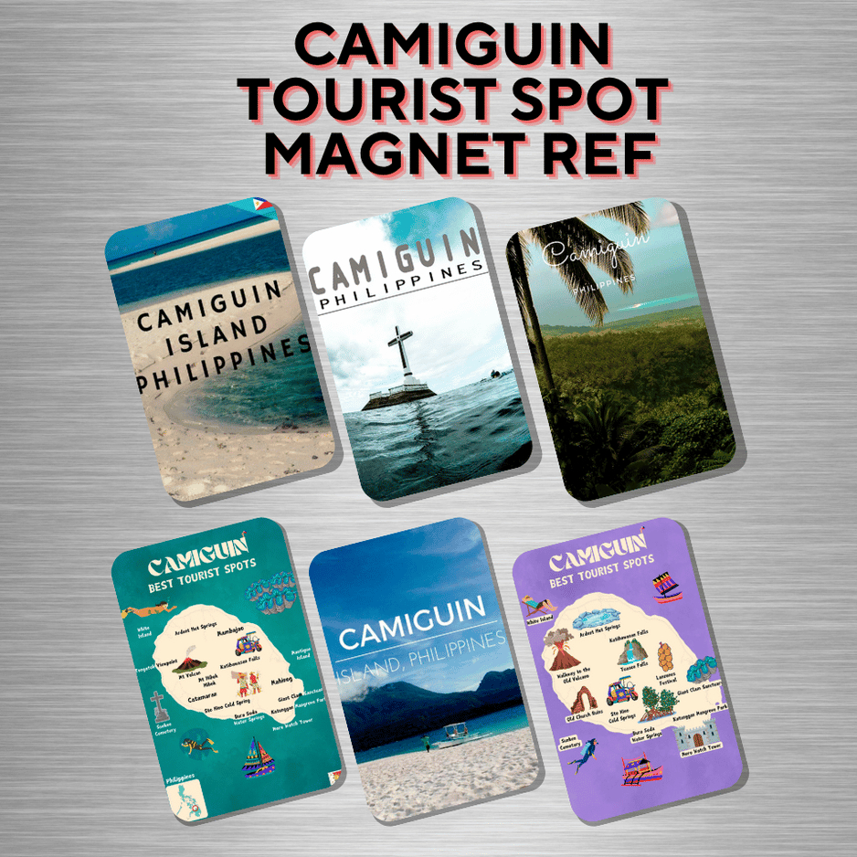 CAMIGUIN ISLAND TOURIST SPOT AFFORDABLE AND QUALITY MAGNET REF ATM SIZE ...