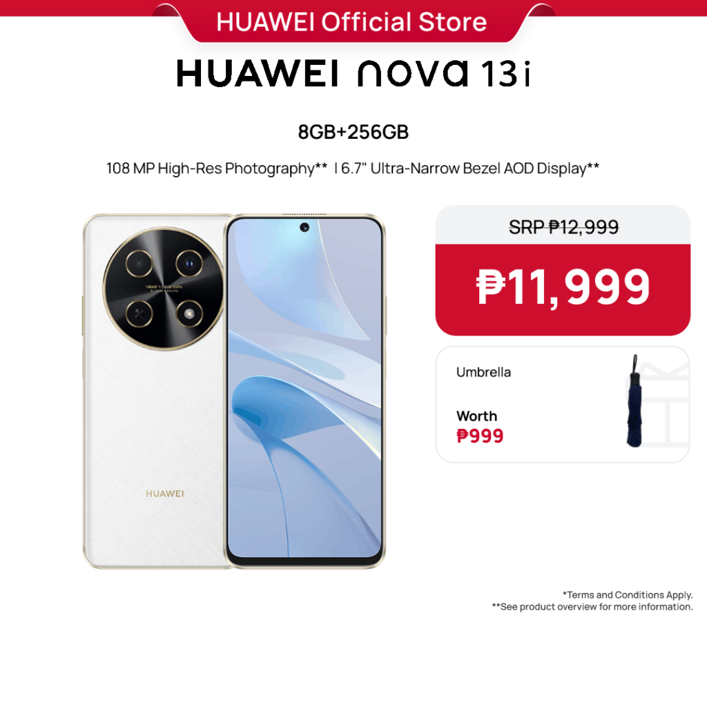 HUAWEI nova 13i Smartphone | 8GB+256GB | Shopee Philippines