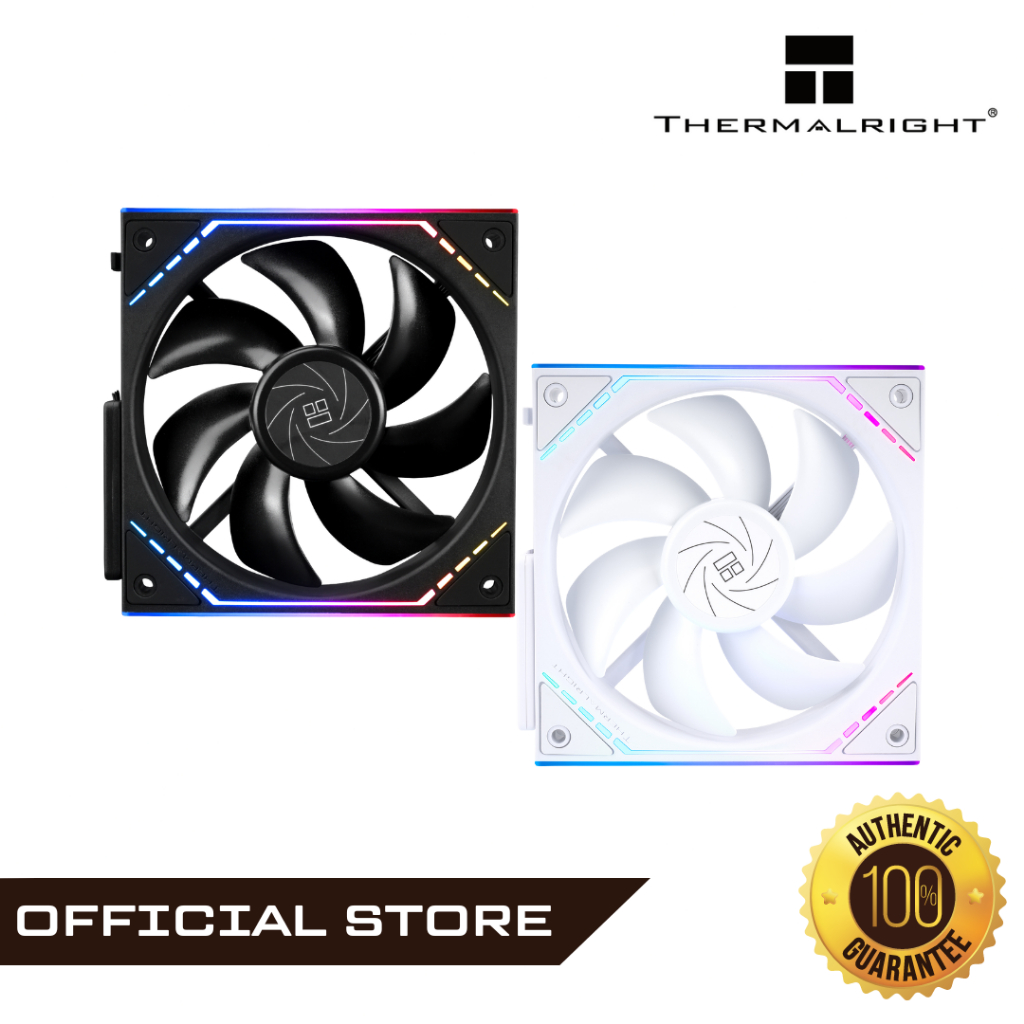 Thermalright (Black TL-M12Q/White TL-M12QW) ARGB Block Splicing Fan ...