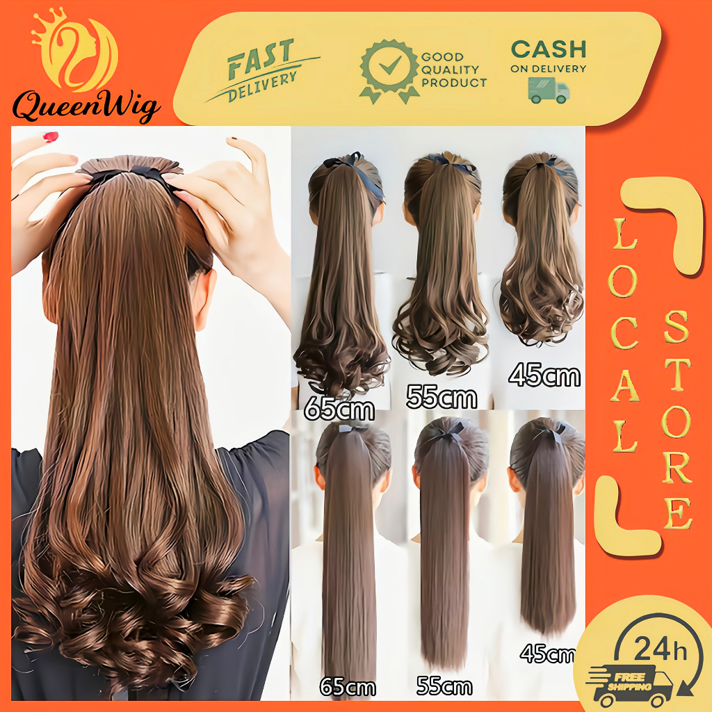 Multiple Lengths Wigs Hair Extension Curly and Straight Wig Short/Long ...