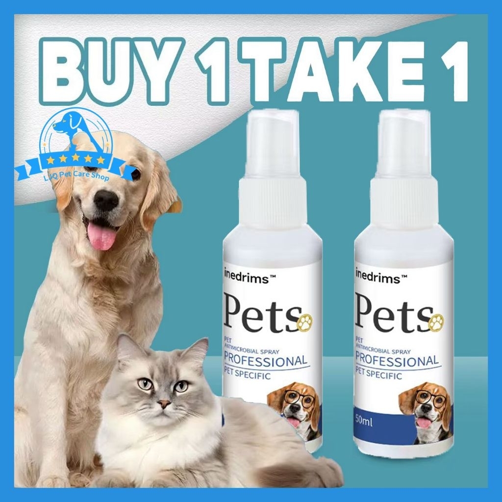 【Buy 1 take 1】Pet Skin Treatment for dogs Galis Ng Aso Gamot Dog Skin ...