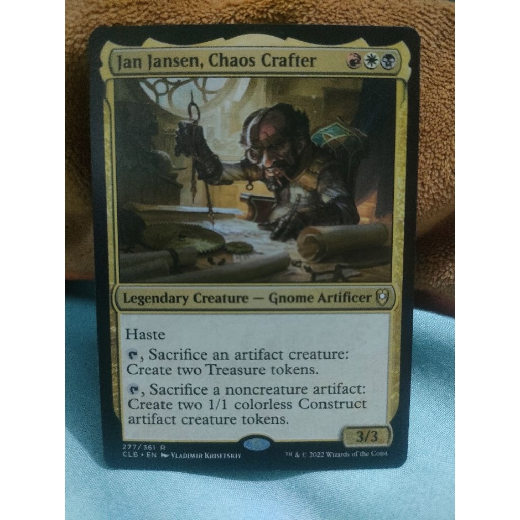 Jan Jansen, Chaos Crafter rare MTG card from Commander Legends | Shopee ...