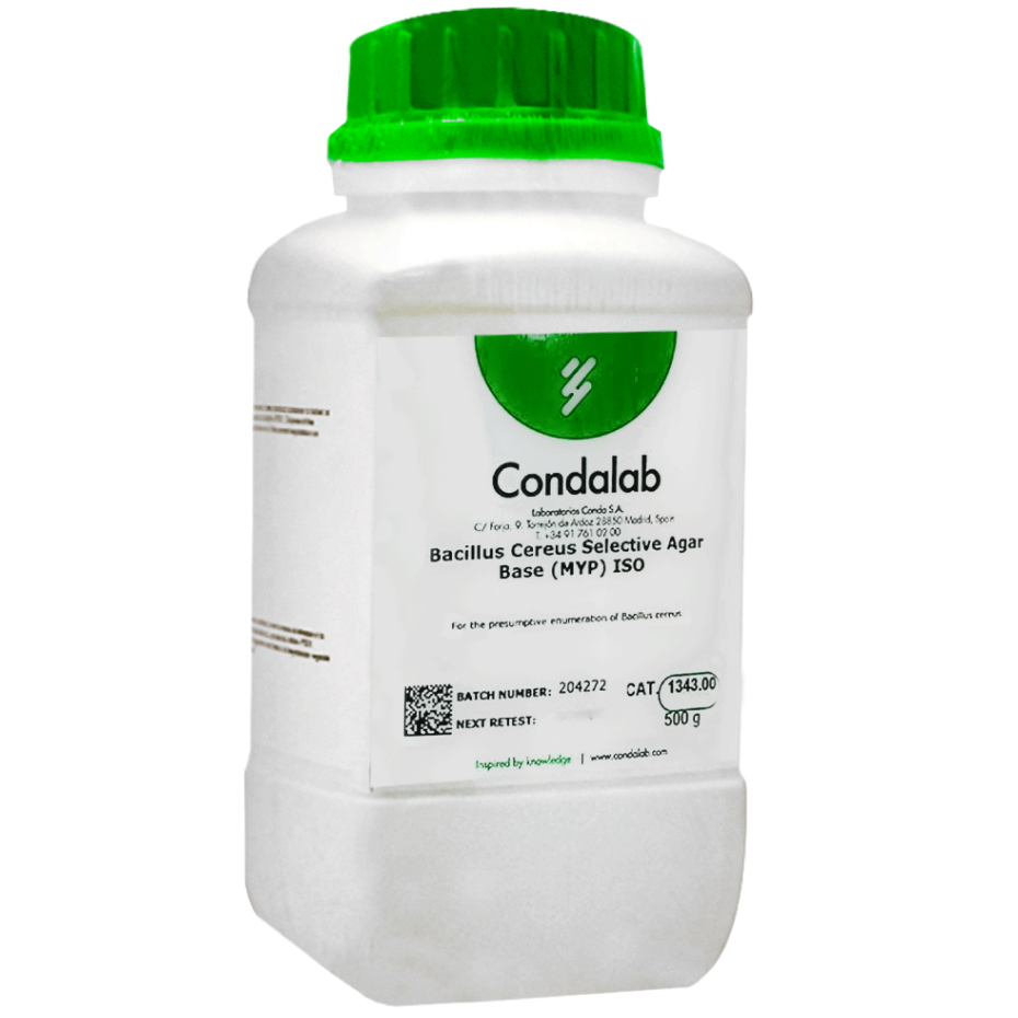 CONDALAB Bacillus Cereus Selective Agar Base (MYP) 500g Dehydrated ...