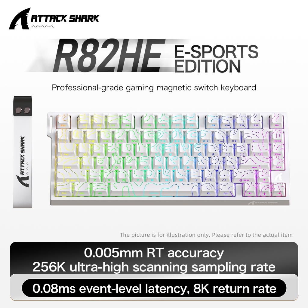 ATTACK SHARK R82HE Magnetic Switch Mechanical Keyboard Other High-Line ...