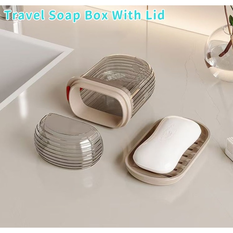 Travel Soap Box With Lid Portable Soap Box For Business Trips Travel ...