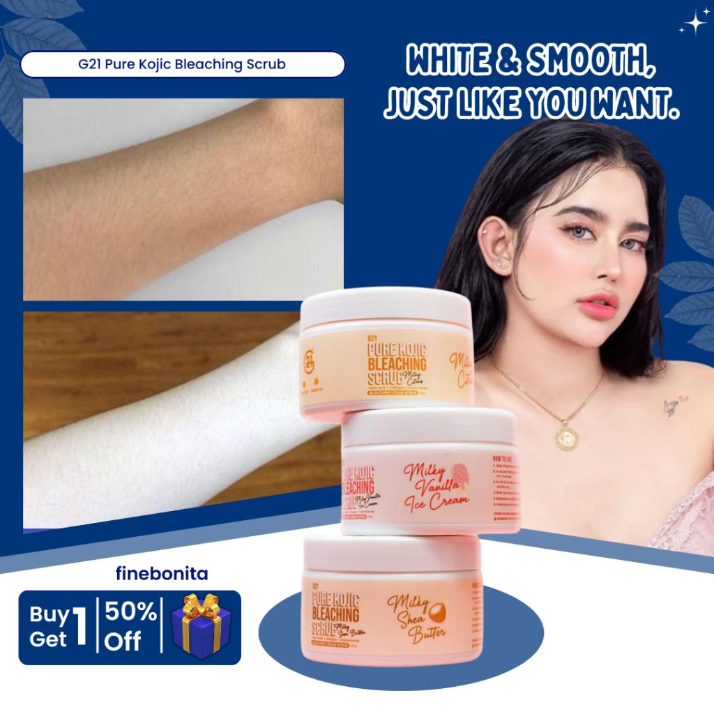 G21 Pure Kojic Bleaching Scrub 300g – Milky Citrus | Milky Shea Butter ...