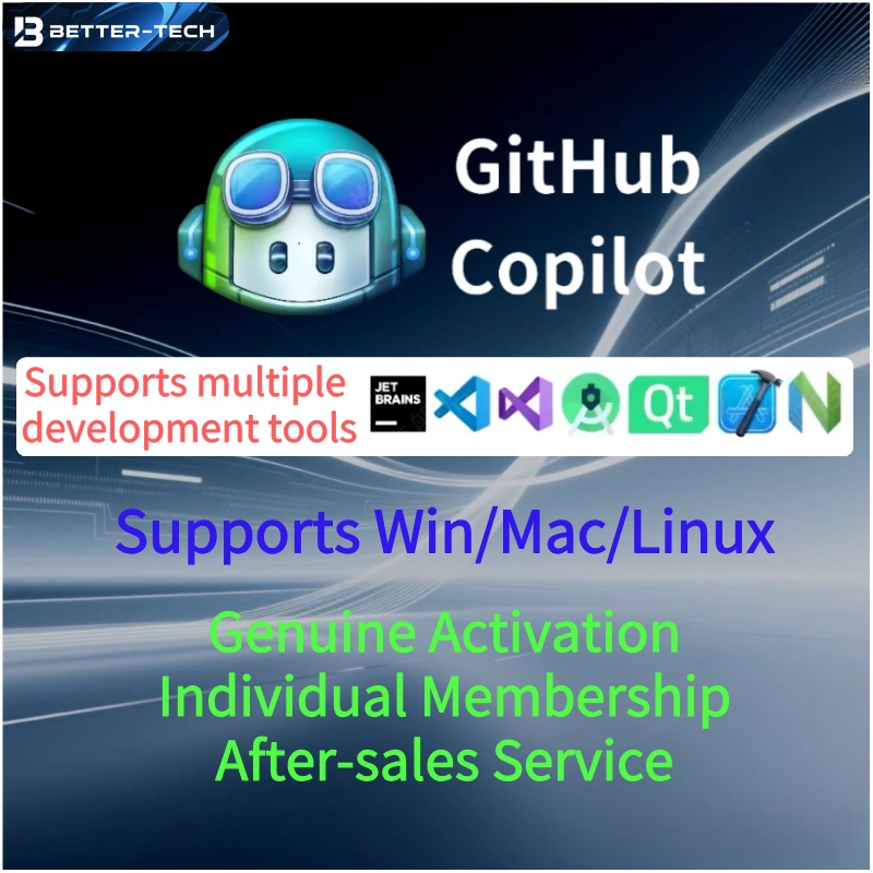GitHub Copilot pro Genuine officially authorized activation.Stable Al programming assistance ...