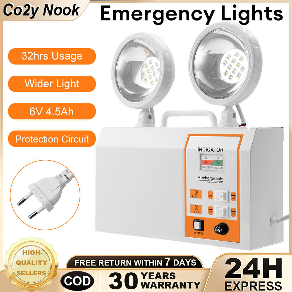 Emergency Light LED Mini Dual Optics Rechargeable Safety Light ...